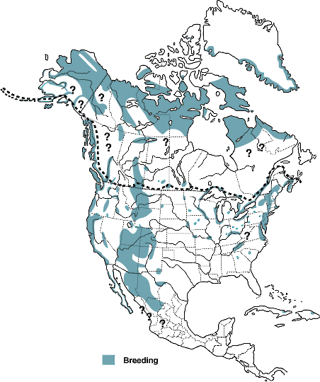 Peregrine Falcon Habitat Map