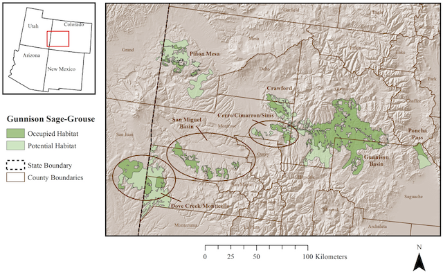 Greater Sage Grouse Range Map