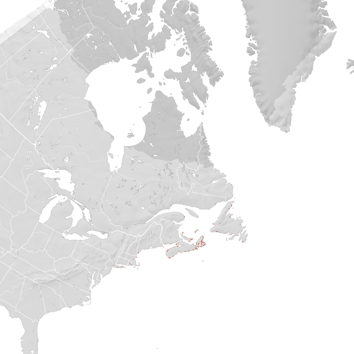 Great Cormorant - Range map: Breeding - eBird Status and Trends