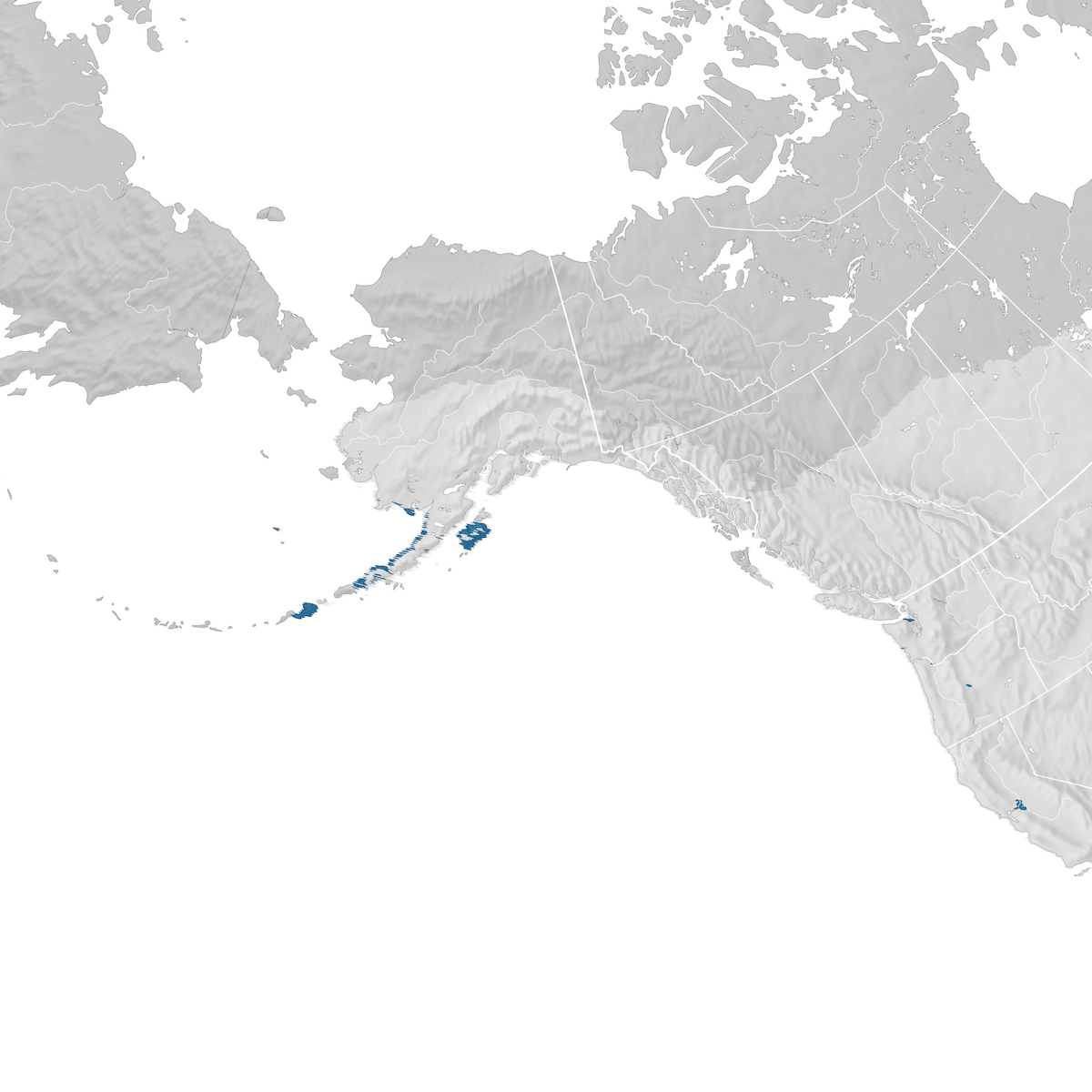 Emperor Goose - Range map: Non-breeding - eBird Status and Trends