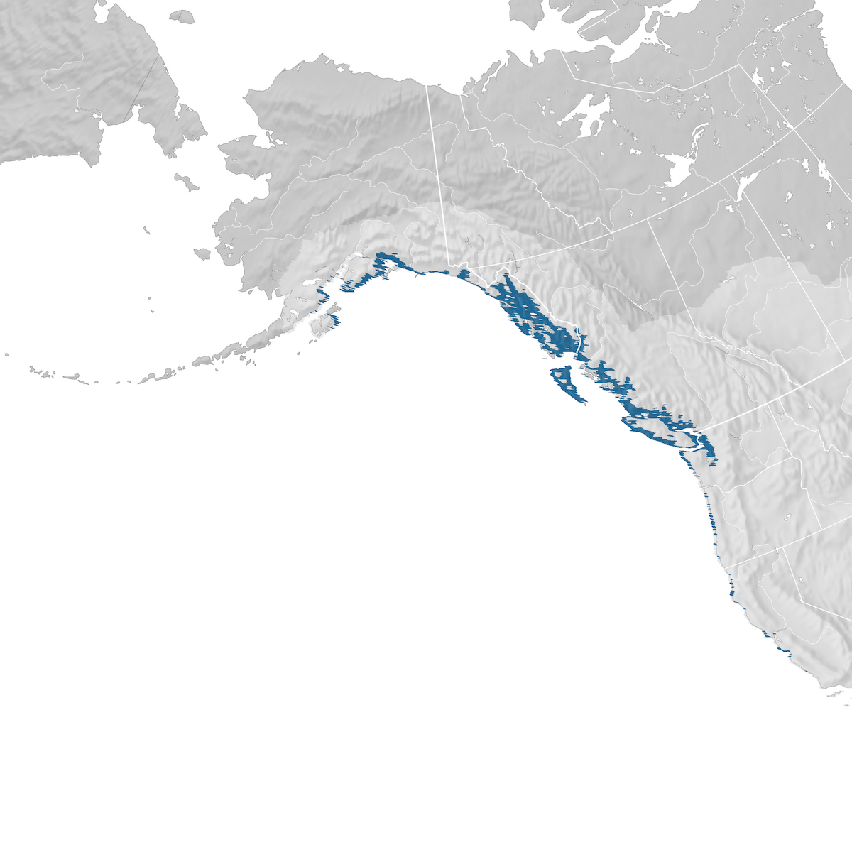 Marbled Murrelet - Range map: Non-breeding - eBird Status and Trends