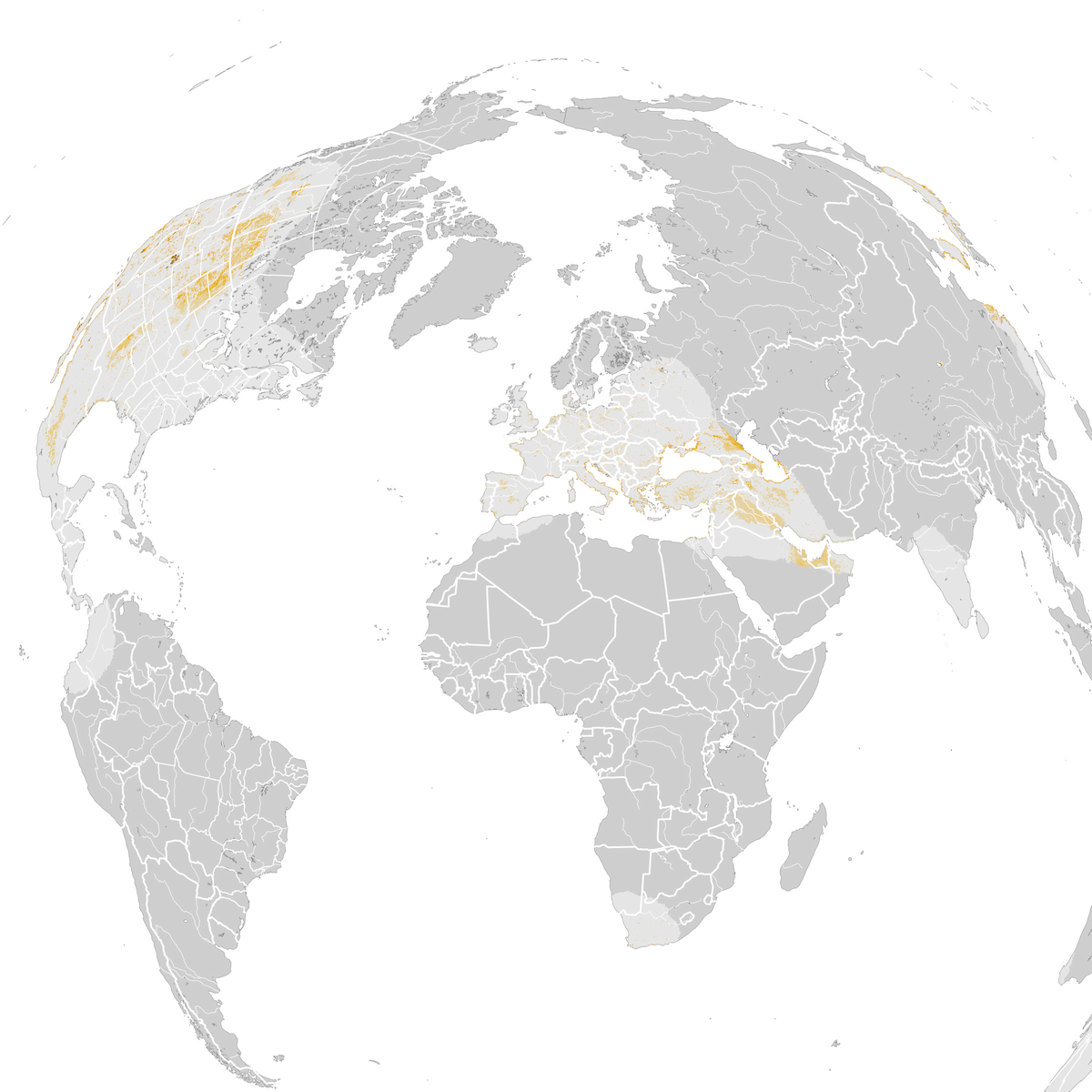 Eared Grebe - Abundance map: Post-breeding migration - eBird Status and ...