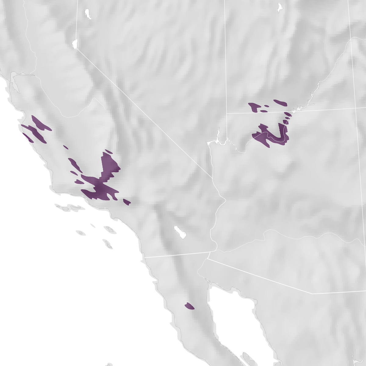California Condor - Range map - eBird Status and Trends