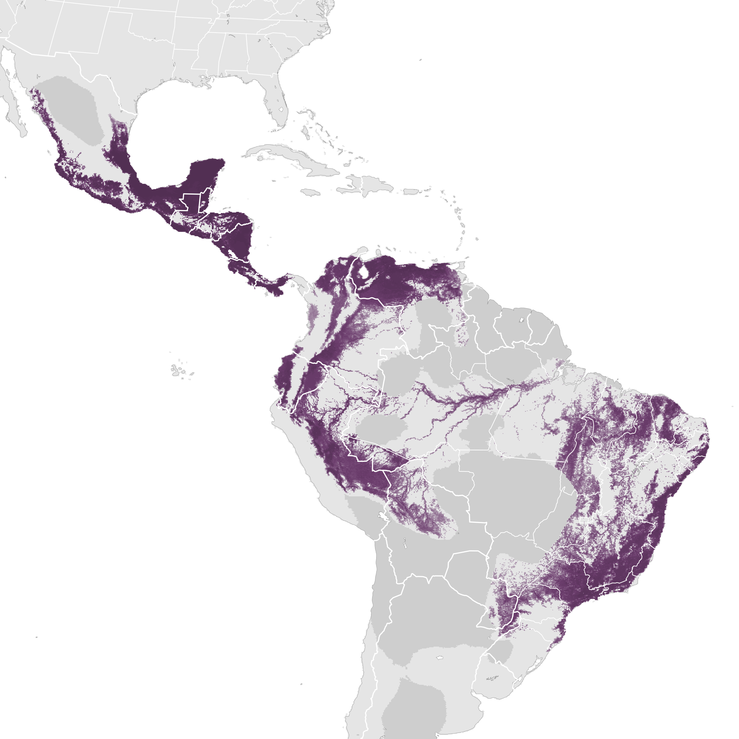 Social Flycatcher Range