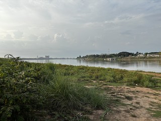 Mekong river Vientiane (Quai Fa Ngum), Vientiane Prefecture, Laos ...