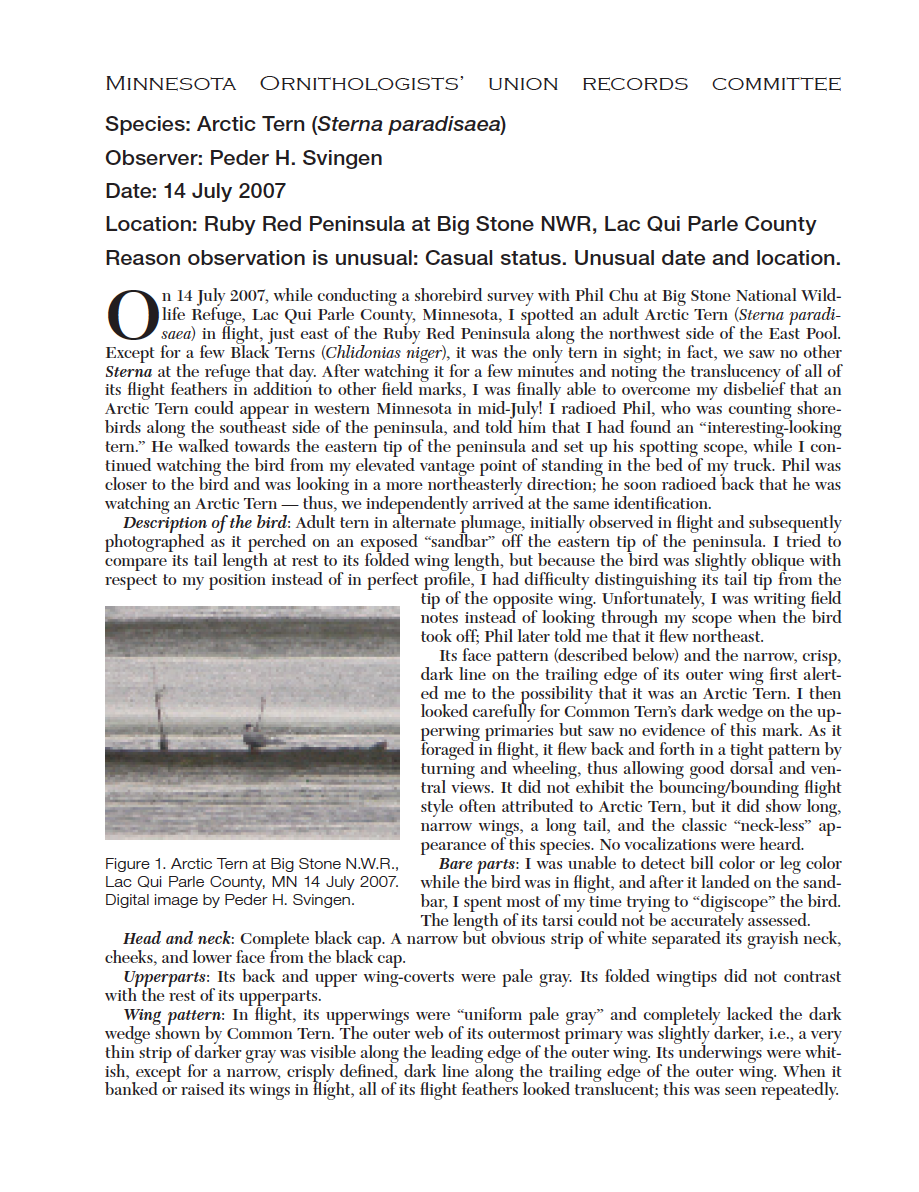 eBird Checklist - 14 Jul 2007 - Big Stone NWR--Ruby Red Peninsula - 36 ...